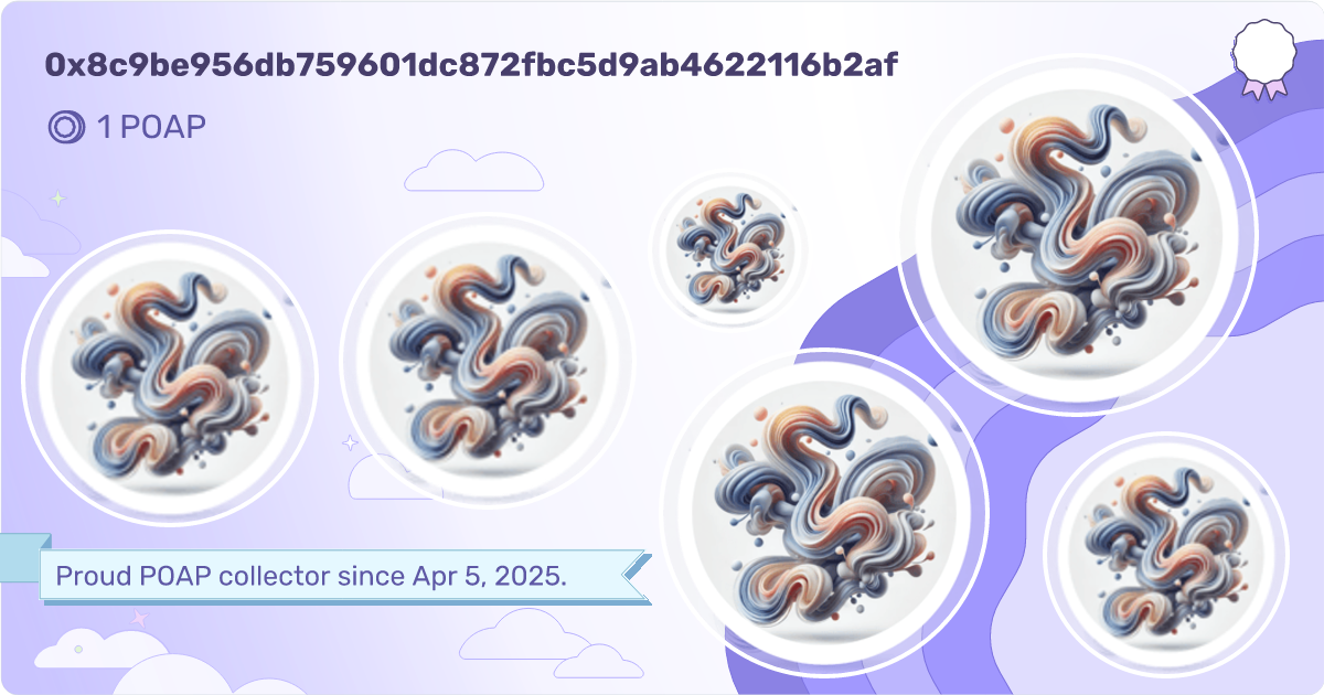 0x8c9be956db759601dc872fbc5d9ab4622116b2af | POAP Collectors