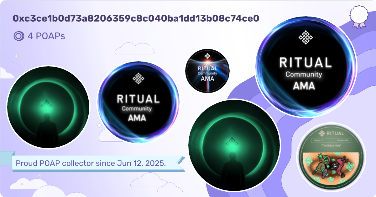 0xc3ce1b0d73a8206359c8c040ba1dd13b08c74ce0 | POAP Collectors