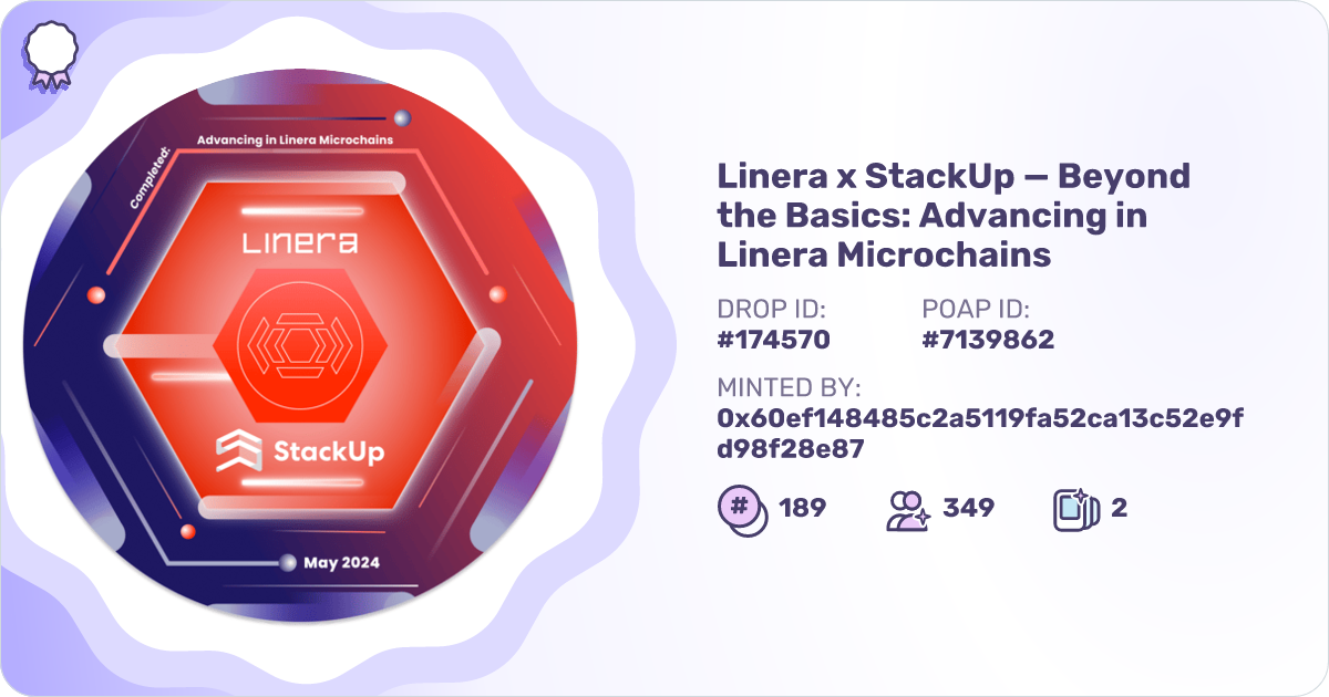 POAP #7139862 | POAP Collectors