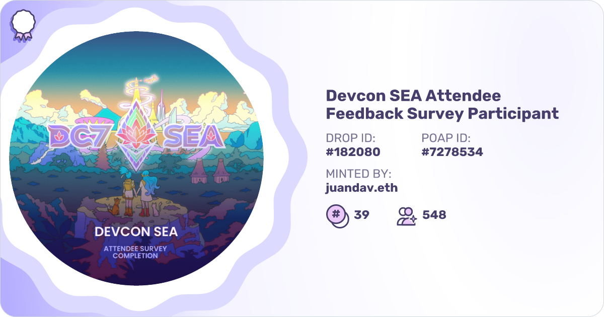 POAP #7278534 | POAP Collectors